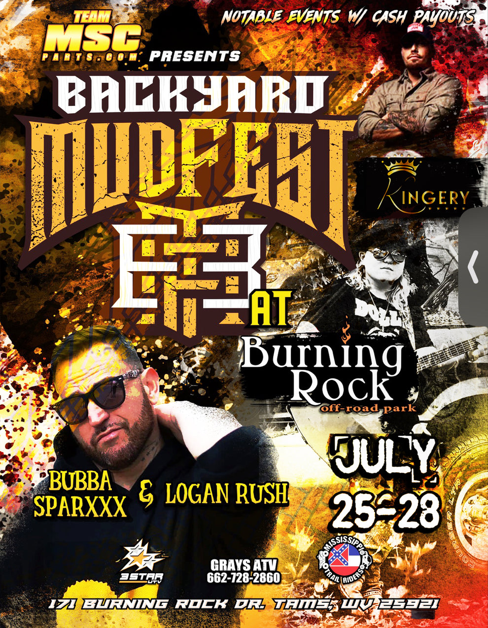 Backyard Mud Fest at Burning Rock Off Road Park